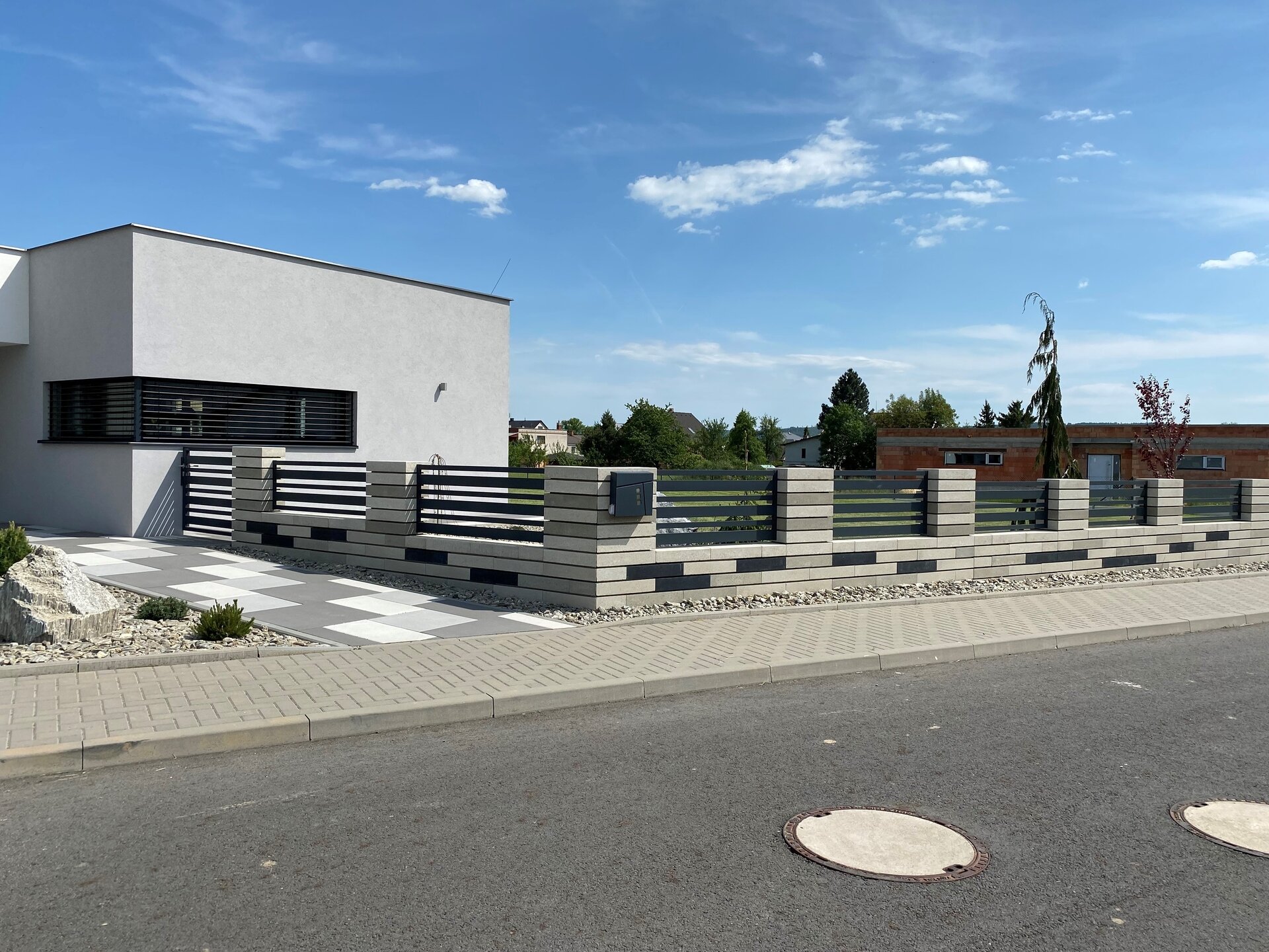 REHAK EXTERIER - Tvárnice - LINE BLOCK spojovací krúžok priemer 13,5cm